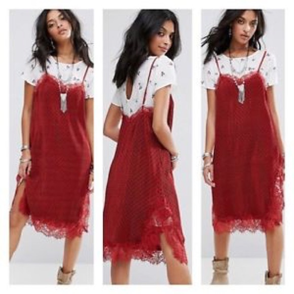 Free People | Dresses | Nwot Free People Margot 2fer Slip Dress | Poshmark